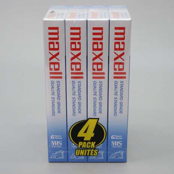 Maxell | Cameras, Photo & Video | Lot 4 Maxell T2 Standard Grade Vcr ...